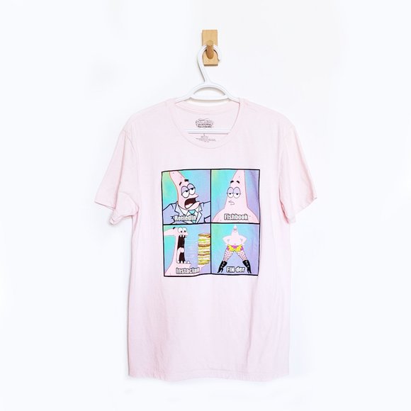 SpongeBob | Shirts | Spongebob Squarepants Patrick Star Social Media ...